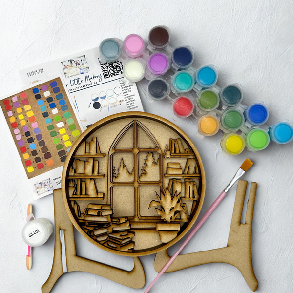 My Little Book Nook Shadow Box Kit - Our Little Makery