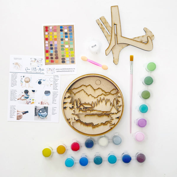 Livin' Lakeside Shadow Box Kit - Our Little Makery