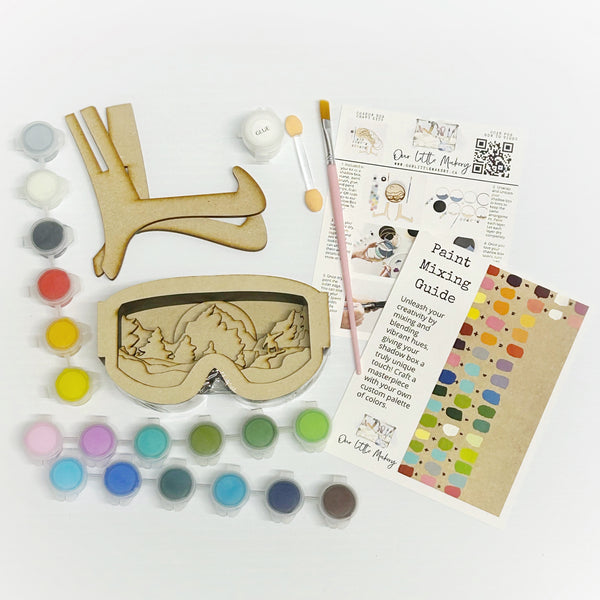 Frozen Freedom Shadow Box Kit - Our Little Makery