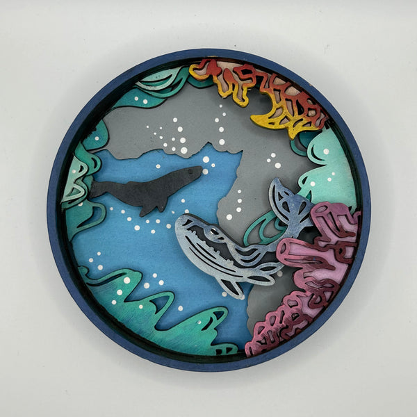 A Whale of a Tale Shadow Box Kit - Our Little Makery