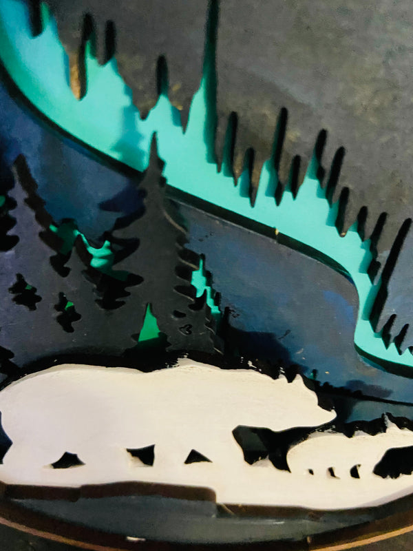 Bear Shadow Box Kit - Our Little Makery