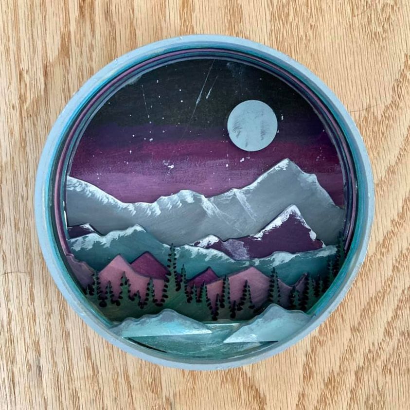 Rocky Mountain Shadow Box Kit - Our Little Makery